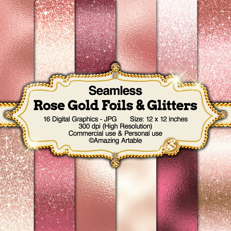 Rose Gold Foil - Etsy