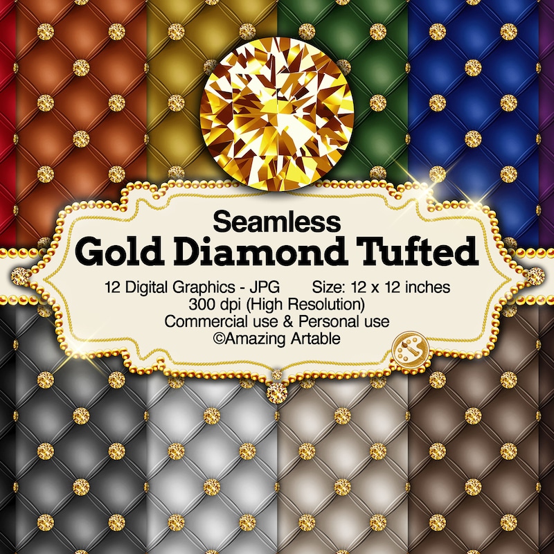 Diamond Wallpaper - Etsy