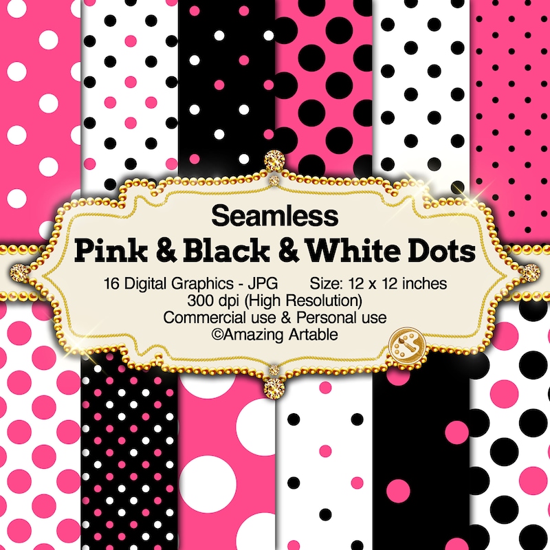 Polka Dot Background - Etsy