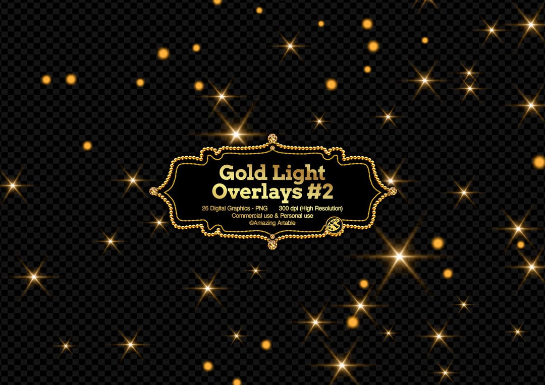 Gold Light Overlays #2: Golden Light Overlay Glow Fairy Light Gold Lens ...