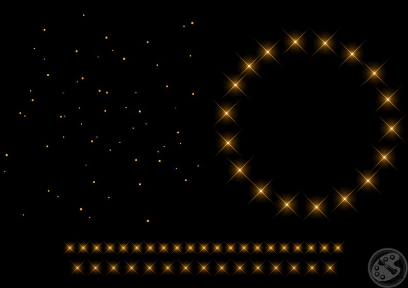 Gold Light Overlays: Glow Overlay Fairy Light Overlay Lens Flare Clip ...