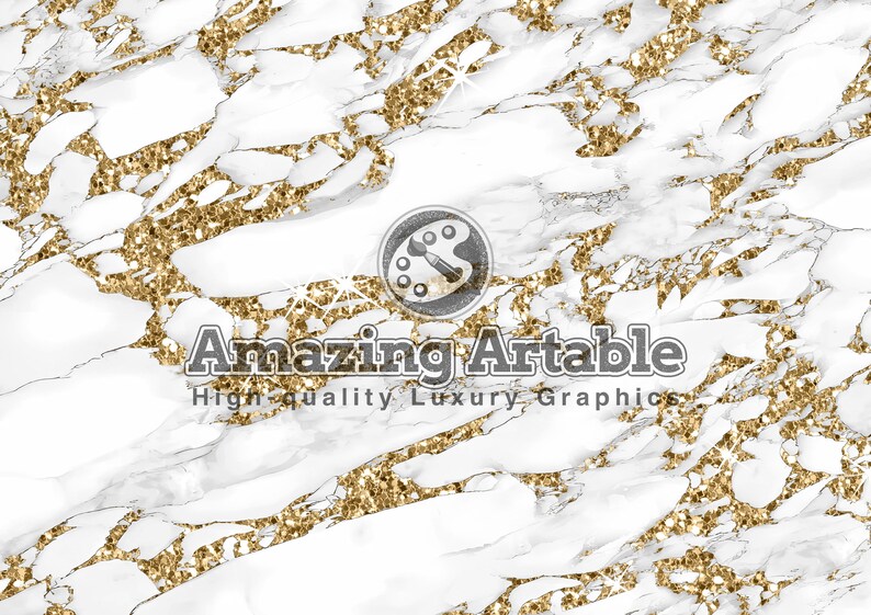 Luxury Gold Marble Seamless Digital Paper: Shimmering Gold - Etsy