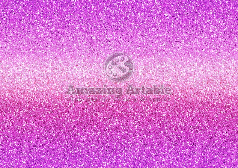 Pink & Purple Ombre Digital Paper: Seamless Pink Glitter - Etsy