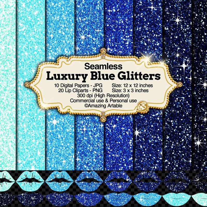 Glitter Light Blue Shiny - Etsy UK