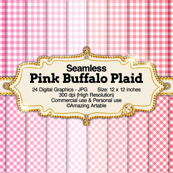 Buffalo Check Stencil - Etsy