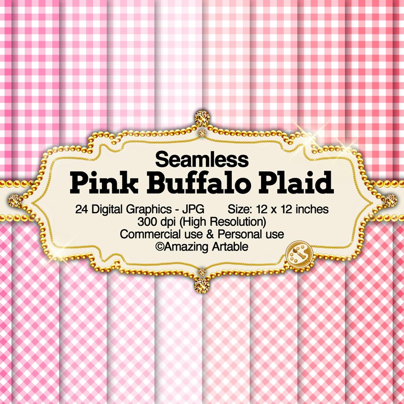 Buffalo Check Stencil - Etsy