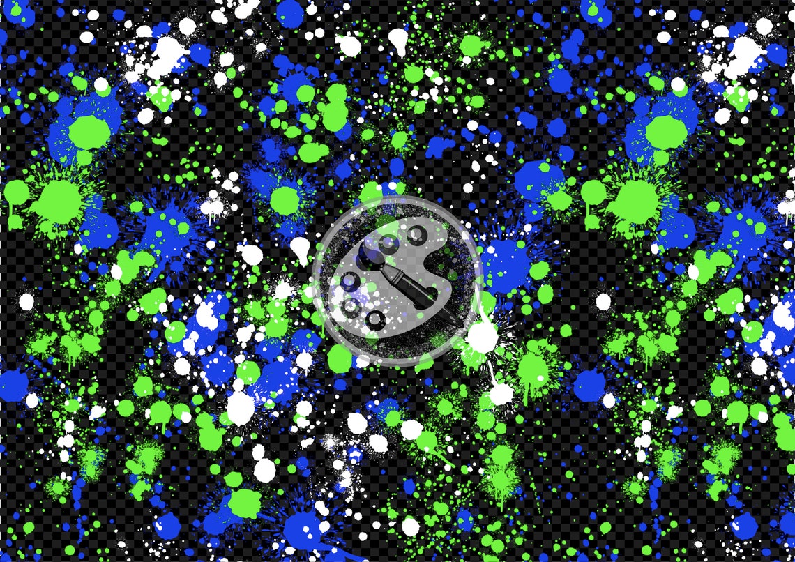 Luxury Neon Paint Splatter Overlays: Neon Paint Splatter - Etsy Australia