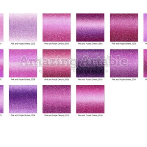 Pink & Purple Ombre Digital Paper: Seamless Pink Glitter Gradient ...