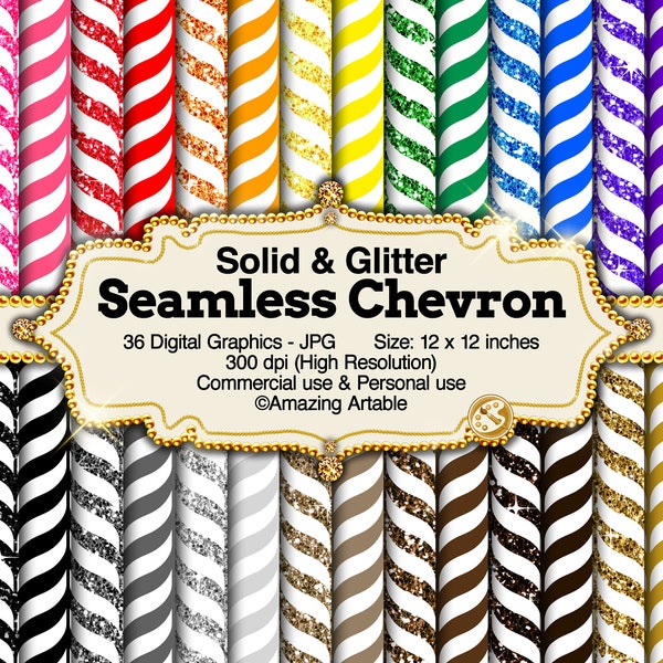 Glitter Chevron - Etsy