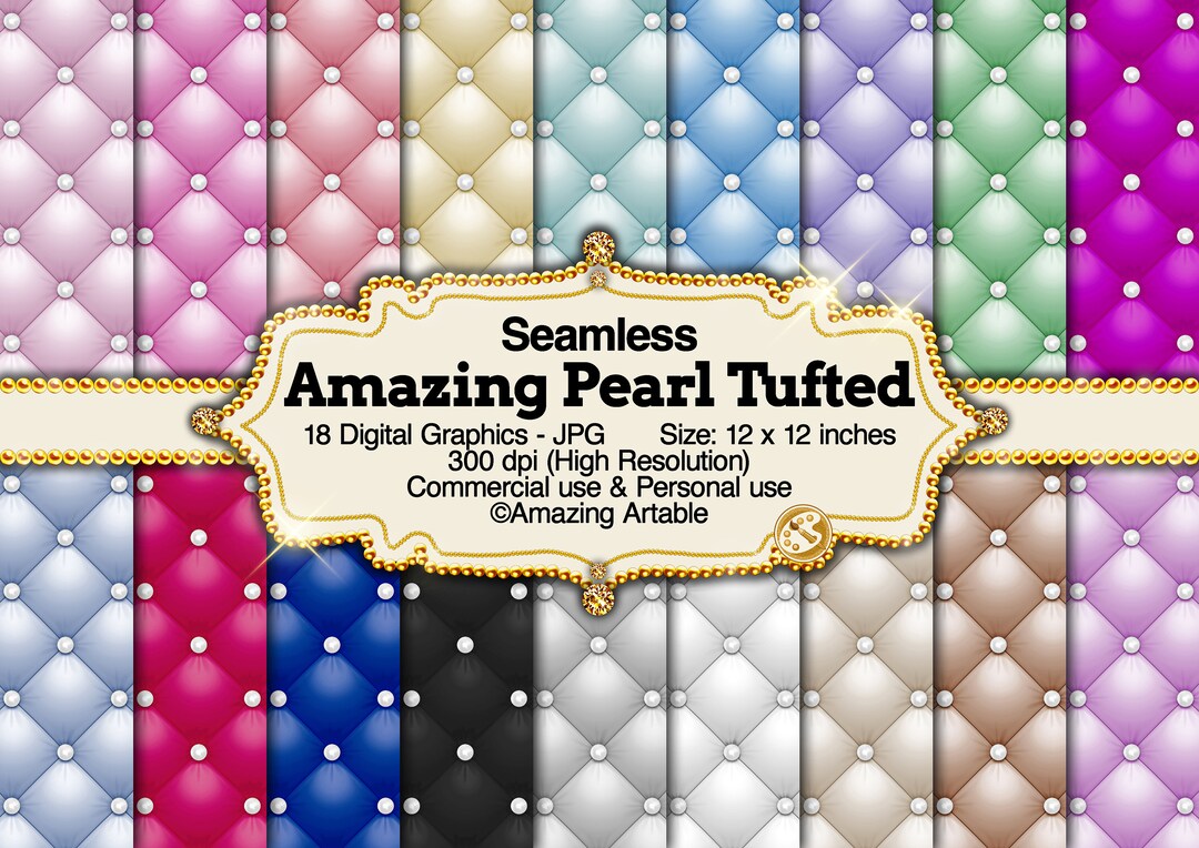 Amazing Pearl Tufted Seamless Digital Paper: Rainbow Tufted Background ...