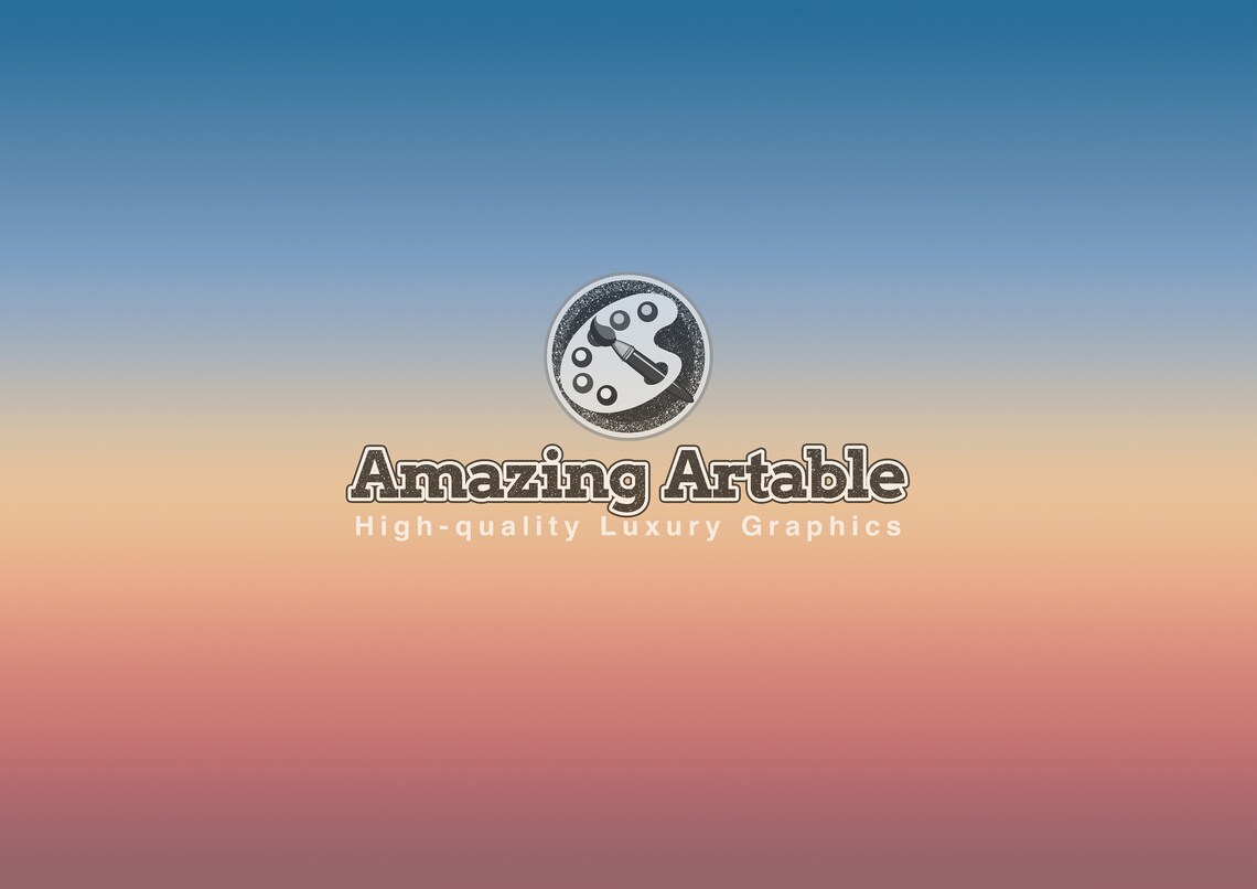 Sunset Gradients Digital Paper: Amazing Sky Gradient Sunset Ombre ...