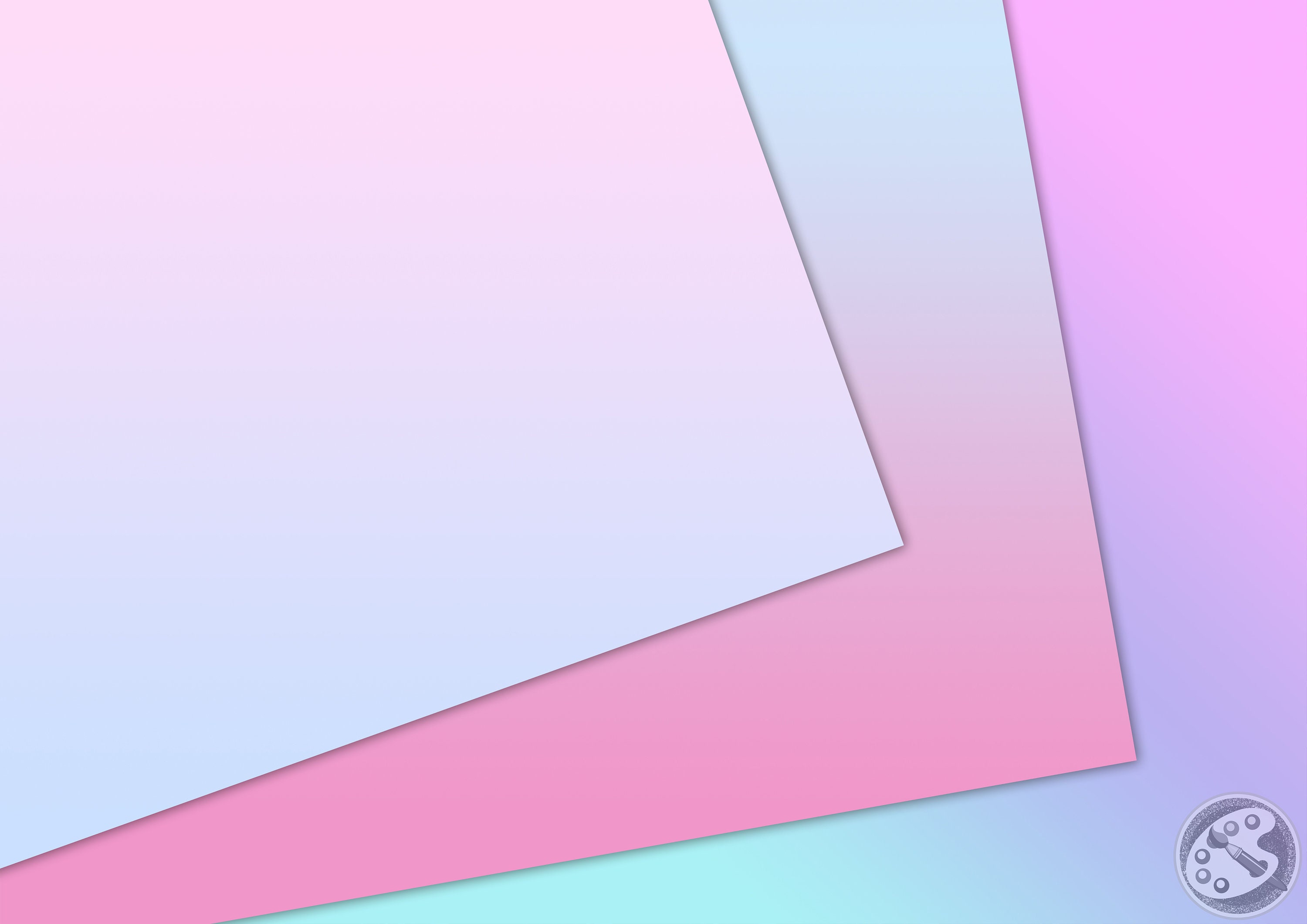 Romantic Gradients Digital Paper: Pastel Gradient Pink and Blue Ombre ...