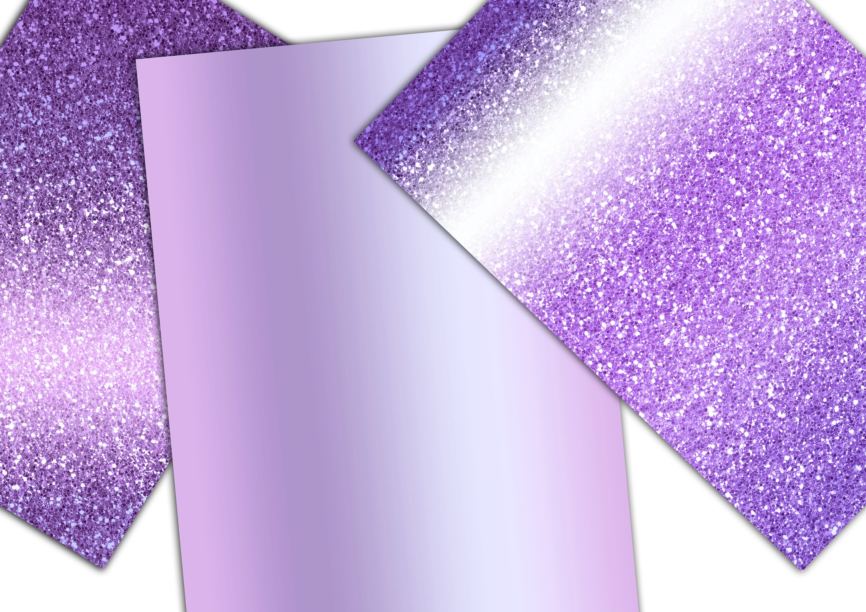 Luxury Lavender Gradient & Glitter Digital Paper: High-quality - Etsy
