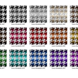 Luxury Houndstooth Seamless Digital Paper: Sparkle Houndstooth Digital ...