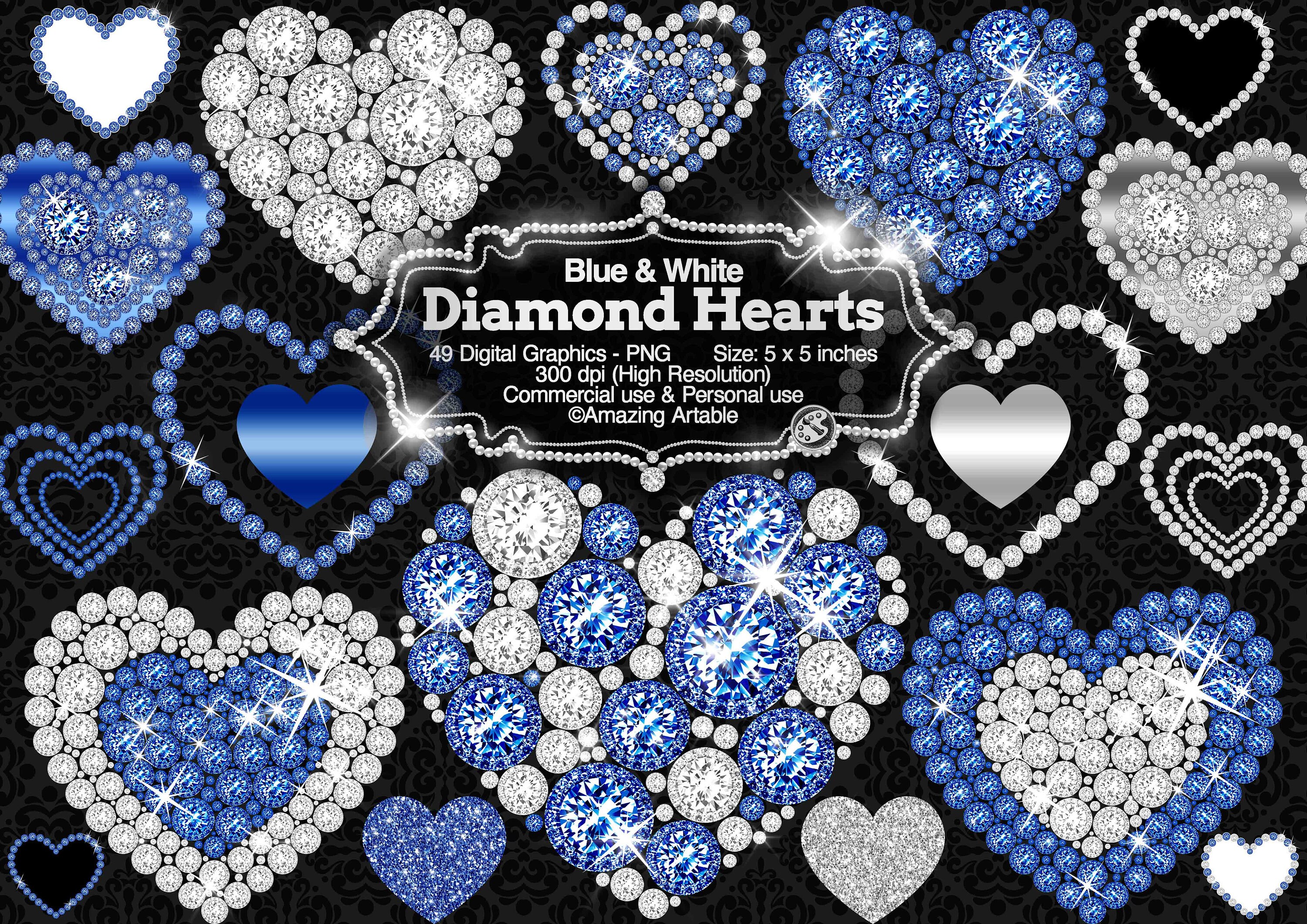 Diamond Heart Clipart