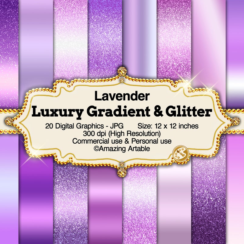 Lavender Glitter - Etsy