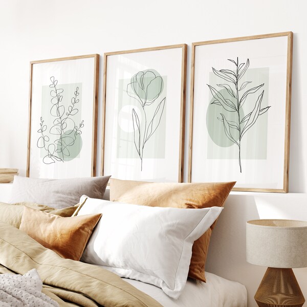 Green Line Art - Etsy