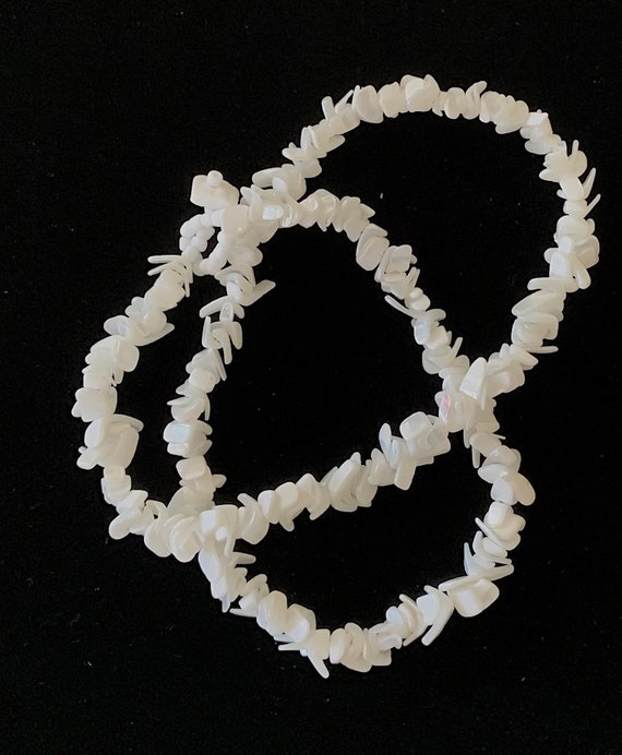 Handmade Hawaiian Ivory Puka Sea Shell Necklace - Gem