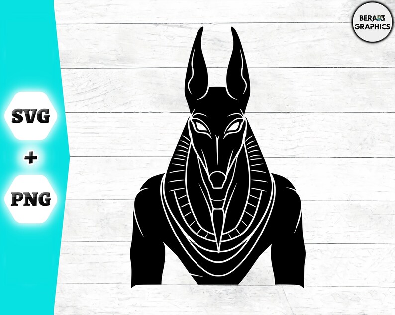 God Anubis Svg Png Vector Clipart Digital Download Egypt - Etsy