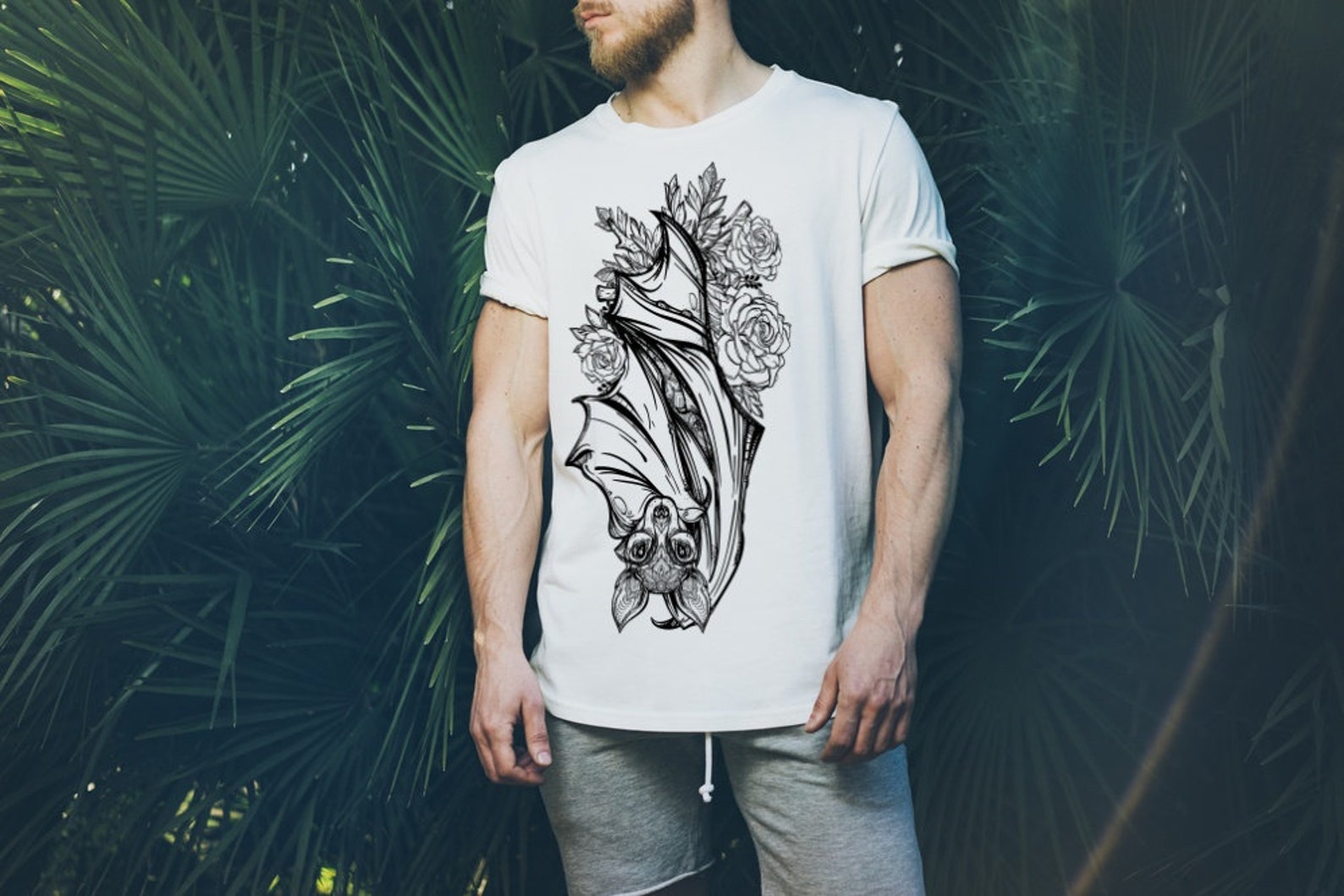 Flower Bat SVG Bat Cut Files Floral Bat Svg Bat Clipart - Etsy