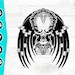 Alien Predator Svg,alien Svg, Predator Svg, Alien Vs Predator Vector ...