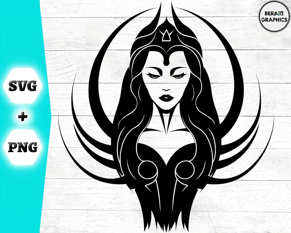 Goddess Hecate Svg Png Vector Illustration Clipart Digital Download ...