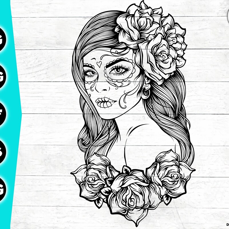 Sugar Skull Skeleton - Etsy