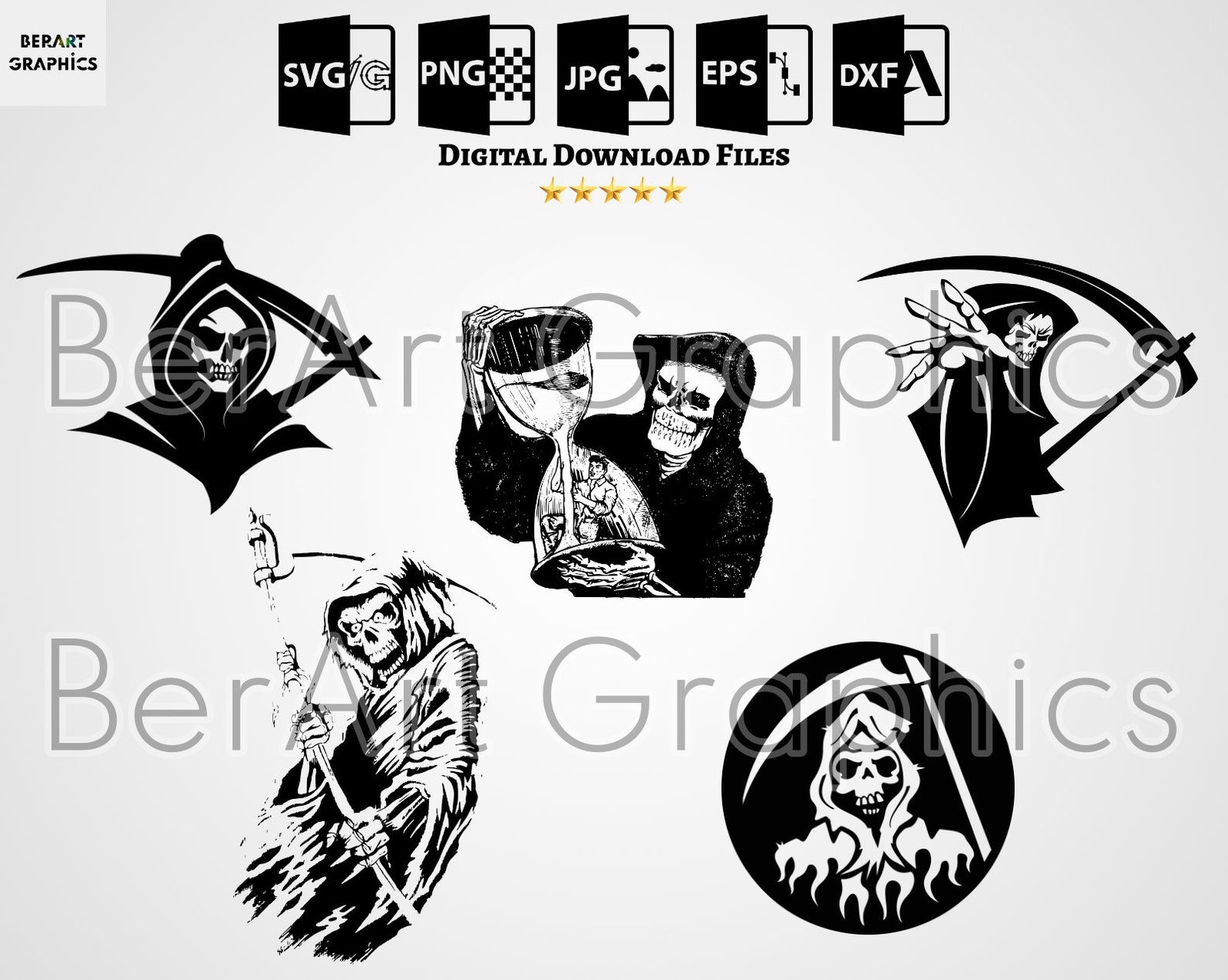 33 Grim Reaper Svg, Angels of Death Svg Bundle, Devil Svg, Ghoul Svg ...