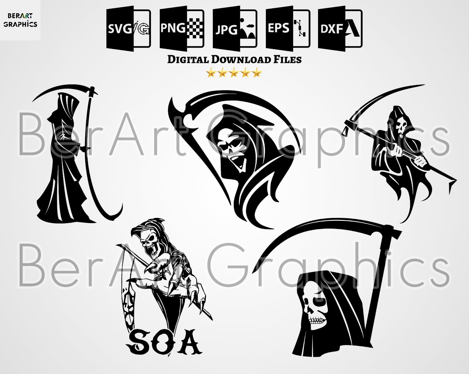 33 Grim Reaper Svg, Angels of Death Svg Bundle, Devil Svg, Ghoul Svg ...