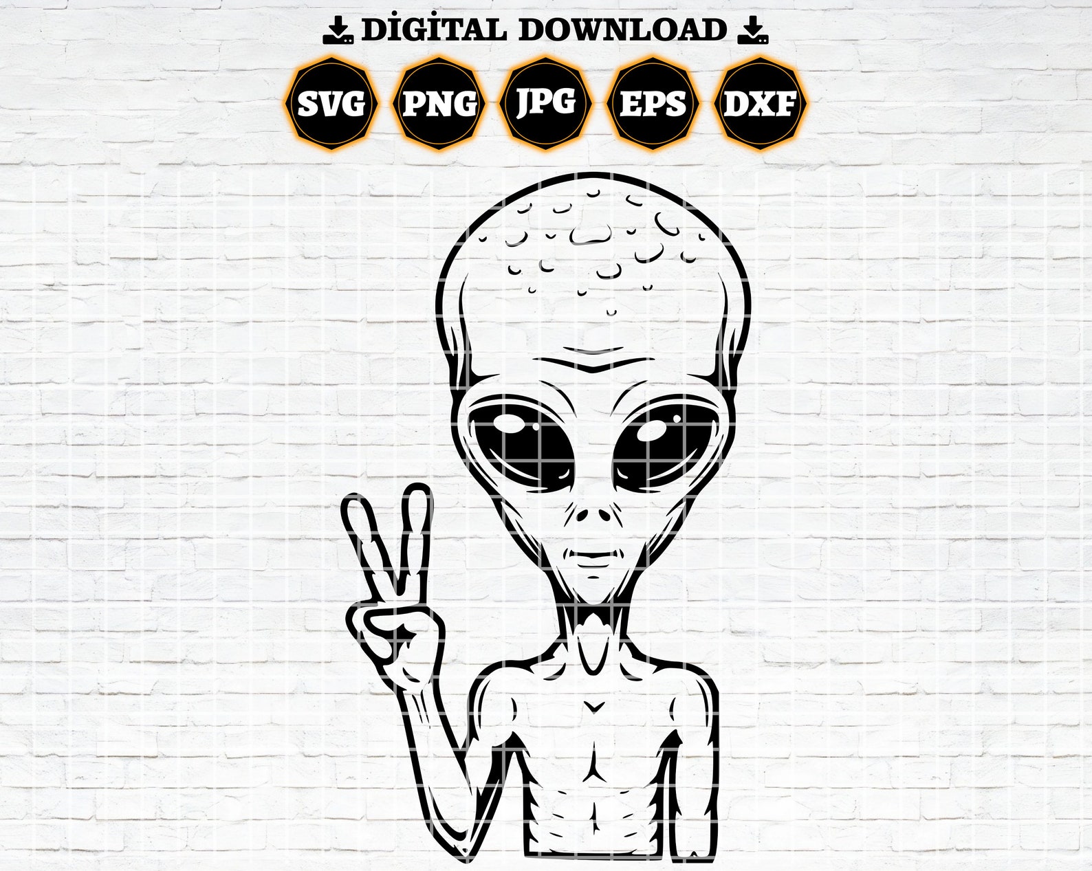 Alien Svg, Cute Alien Svg File, Ufo Svg Designs, Clip Art Cut Files ...