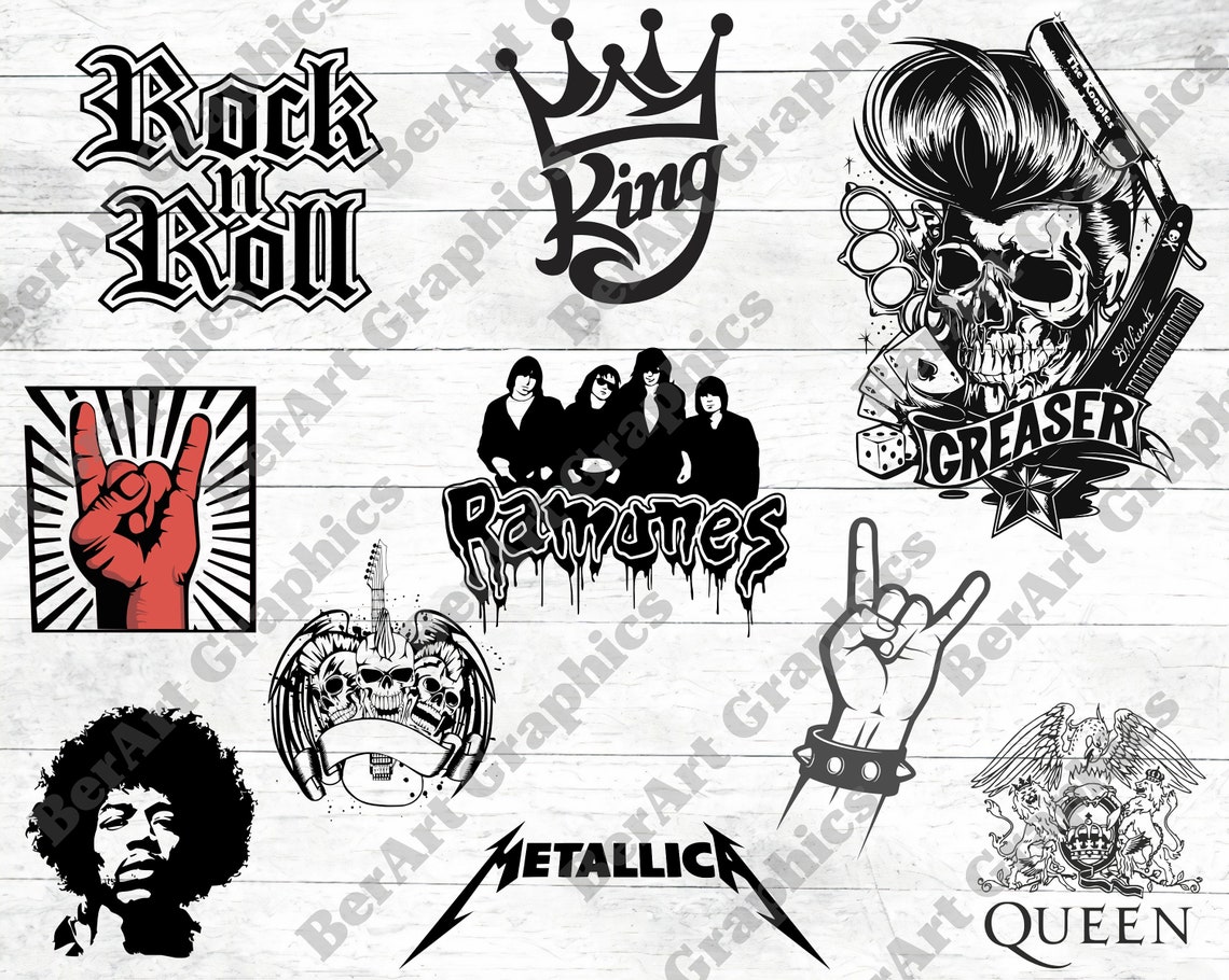 30 Rock N Roll Svg Bundle Rock Music Svg Svg File for - Etsy UK