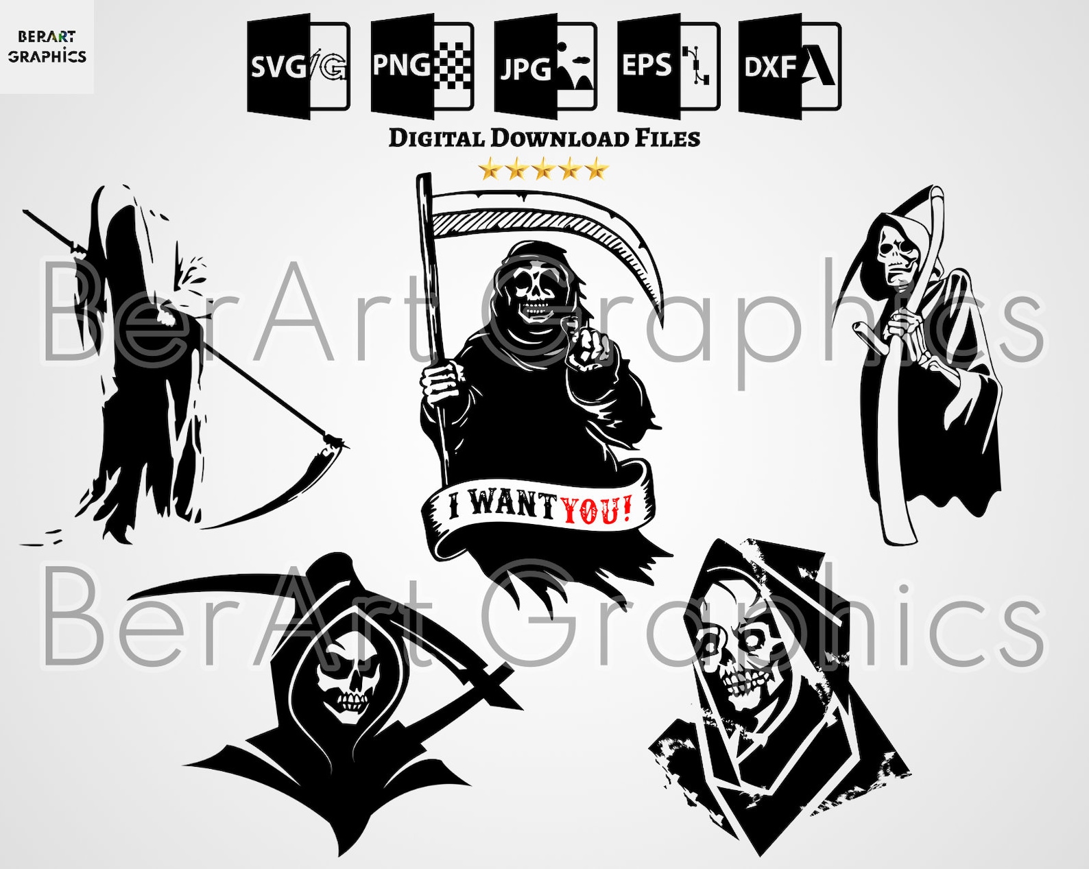 33 Grim Reaper Svg, Angels of Death Svg Bundle, Devil Svg, Ghoul Svg ...