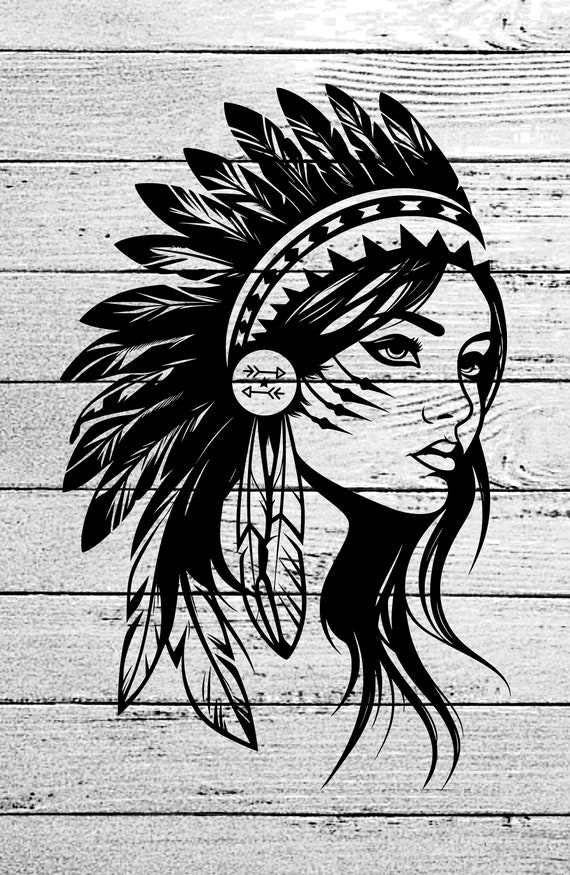 Native American Woman Clipart