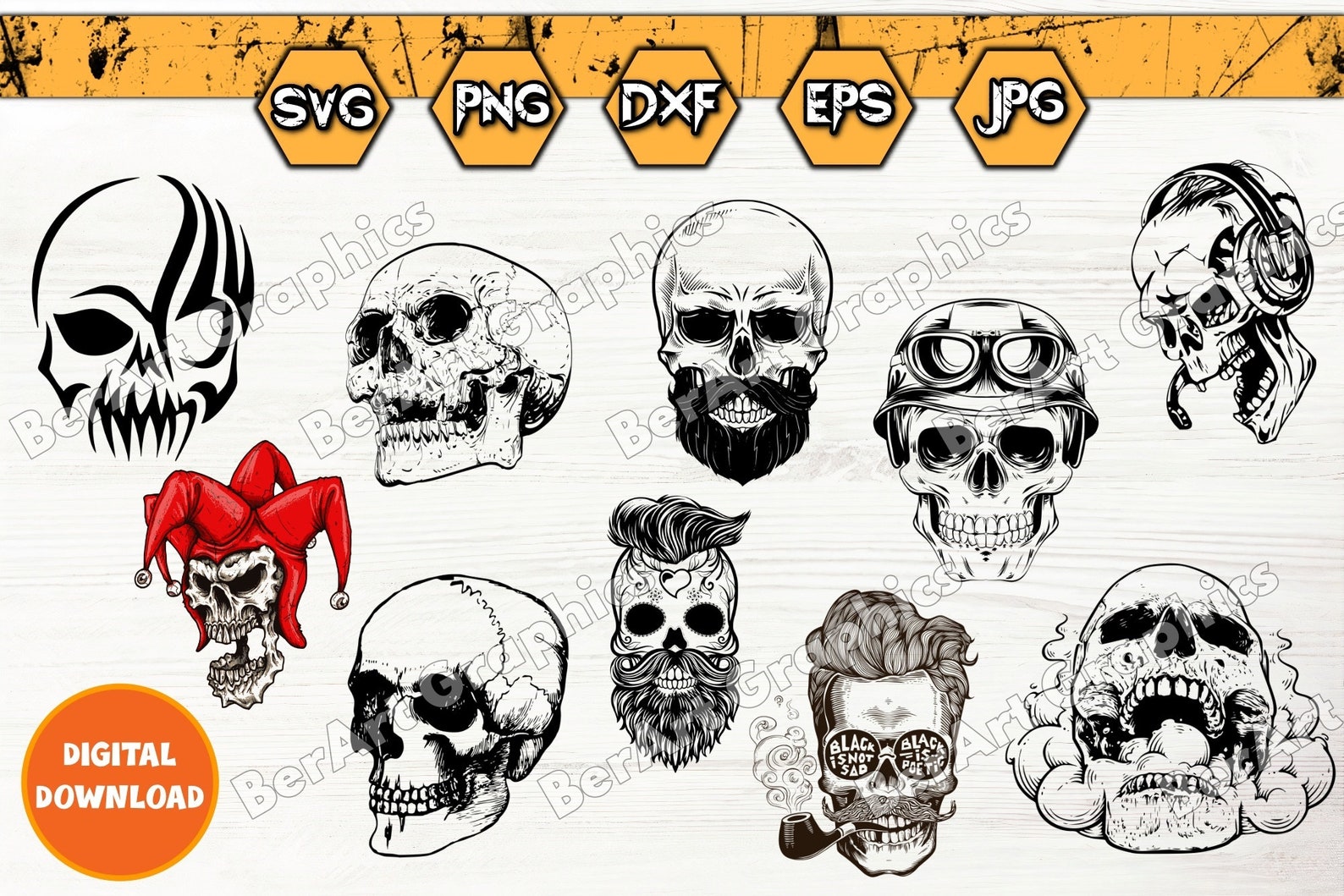 50 Skull Svg Bundle Skull SVG Skull Cut Files Skull Cricut - Etsy