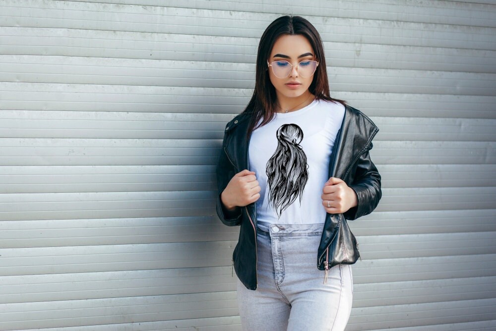 Woman Face Svg Woman Hair SVG Cute Girls SVG Eye SVG - Etsy