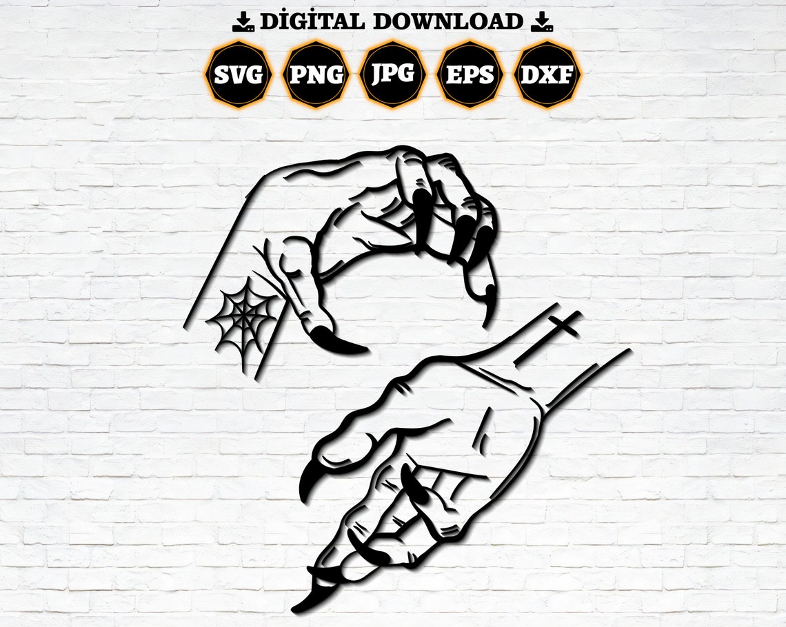 Witch Hands Svg Witch Svg Bundle SVG Gothic Magic Hands Svg - Etsy