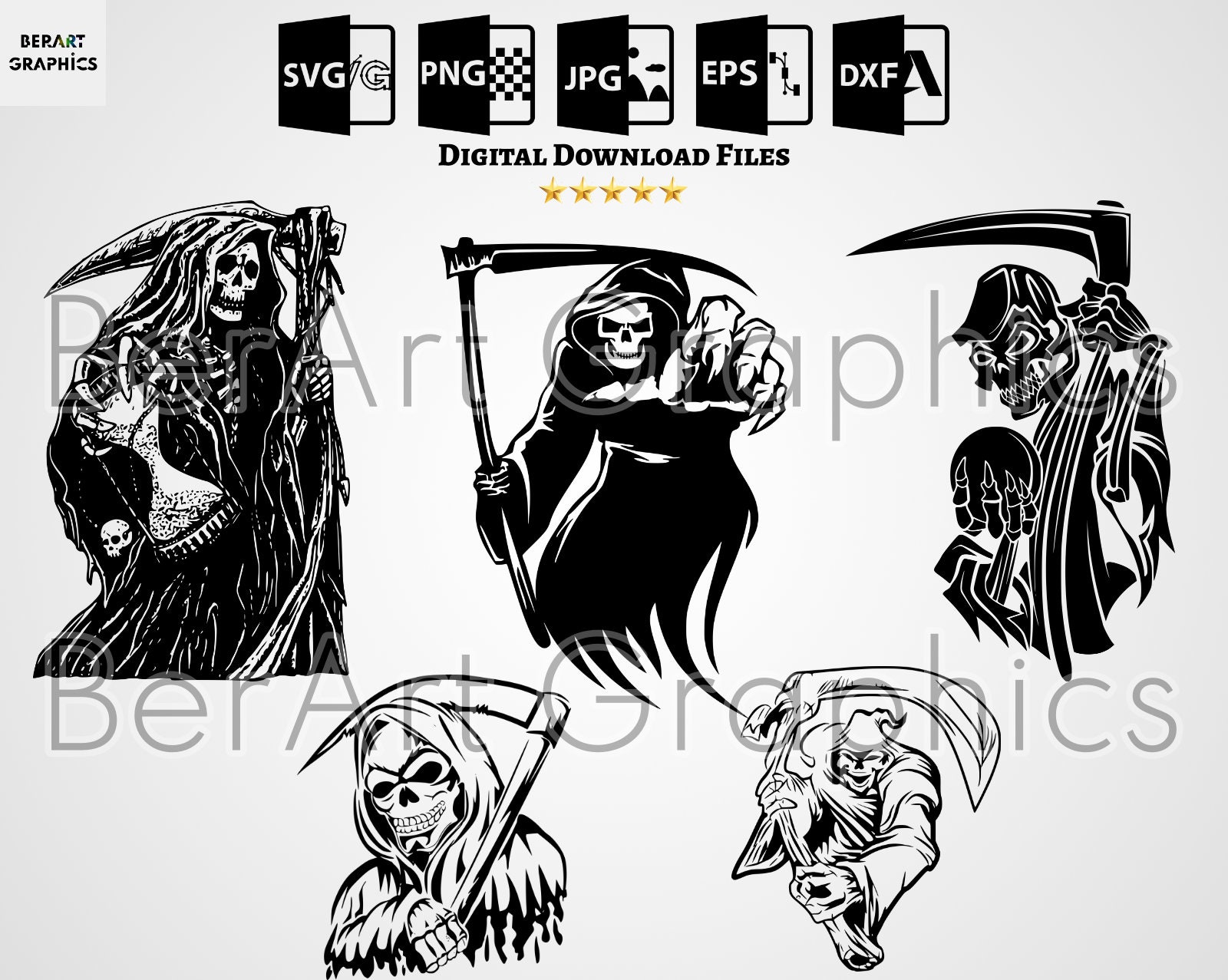 33 Grim Reaper Svg, Angels of Death Svg Bundle, Devil Svg, Ghoul Svg ...