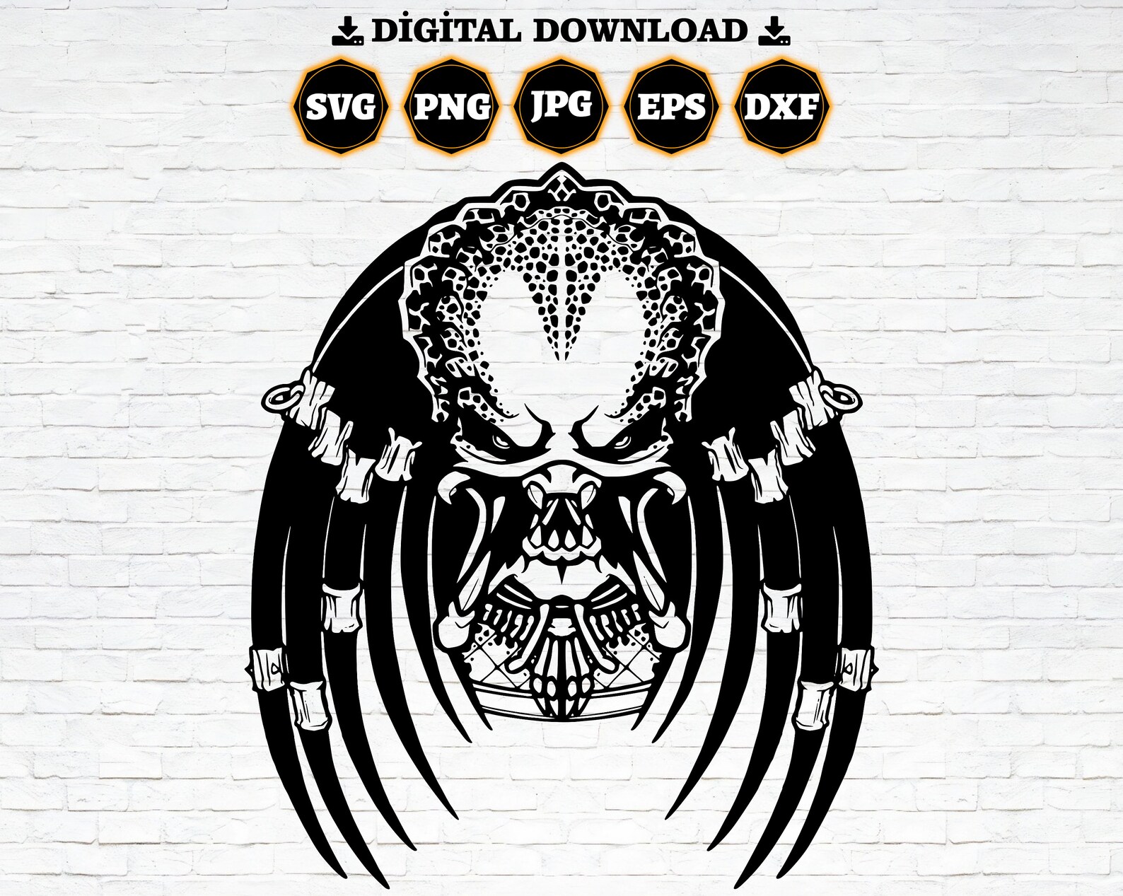 Alien Predator Svg,alien Svg, Predator Svg, Alien Vs Predator Vector ...