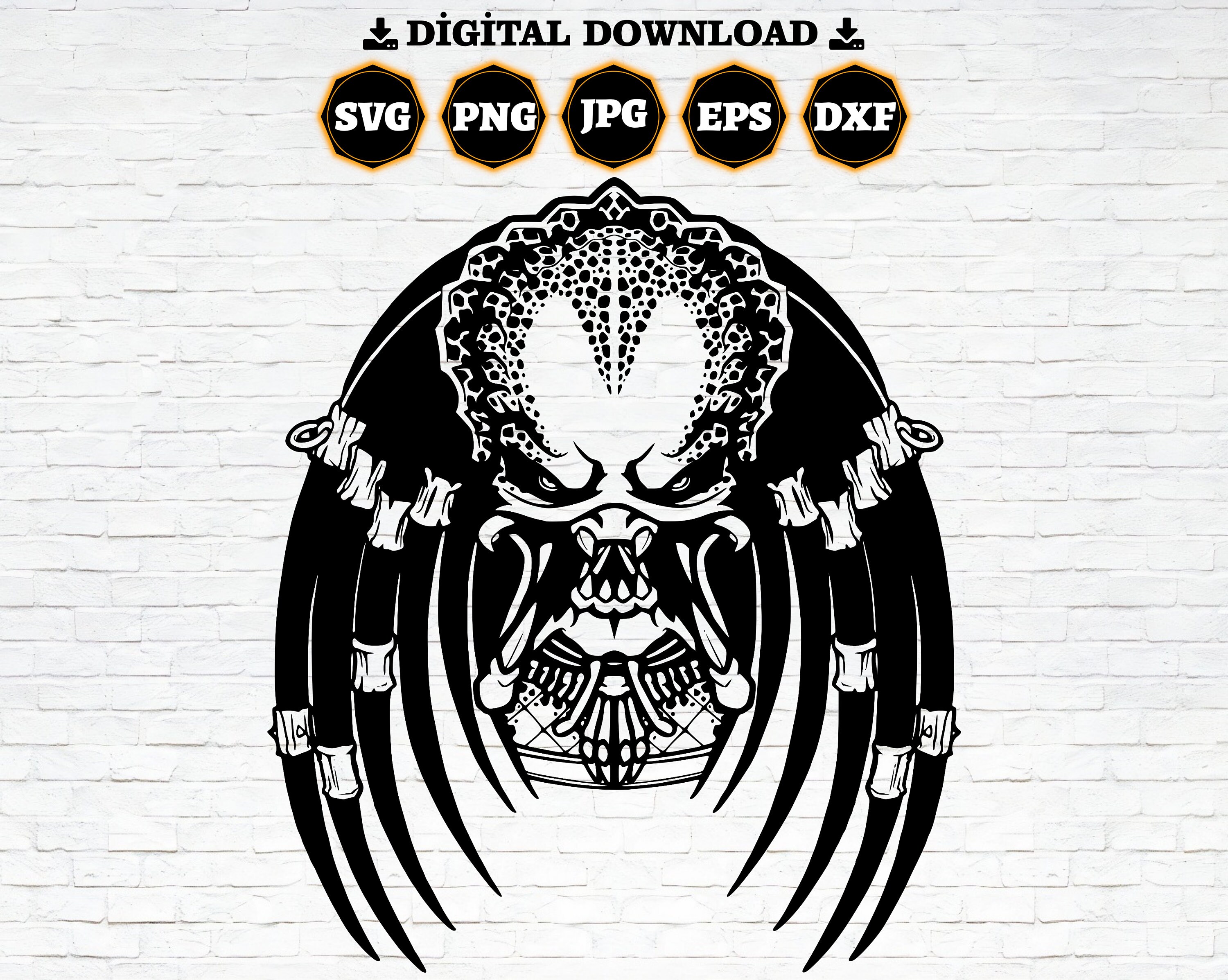 Alien Predator Svg,alien Svg, Predator Svg, Alien Vs Predator Vector ...