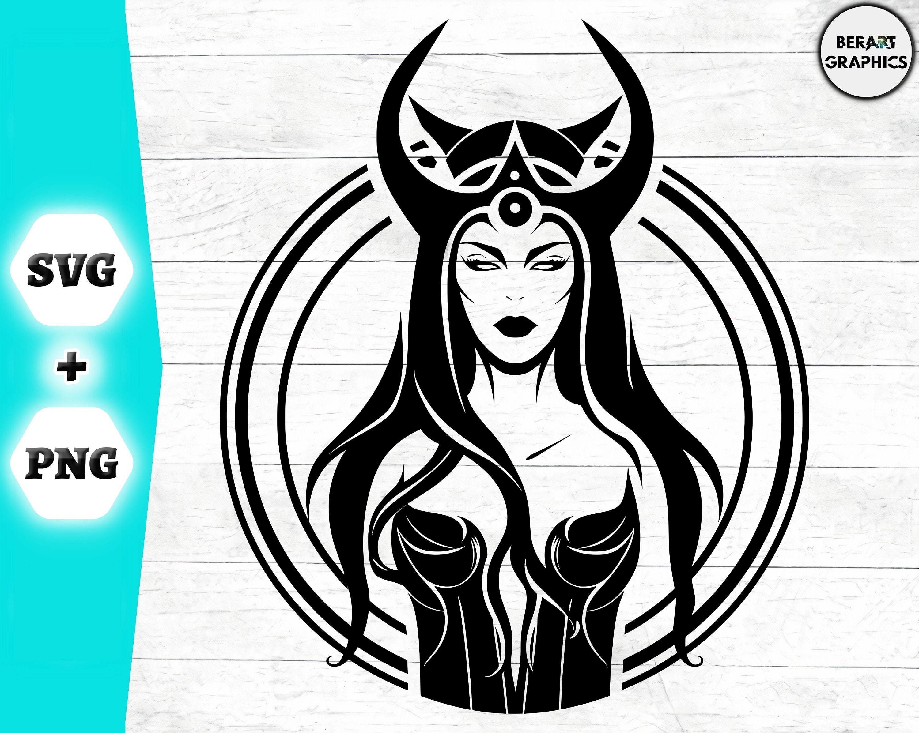 Goddess Hecate Svg Png Vector Illustration Clipart Digital Download ...