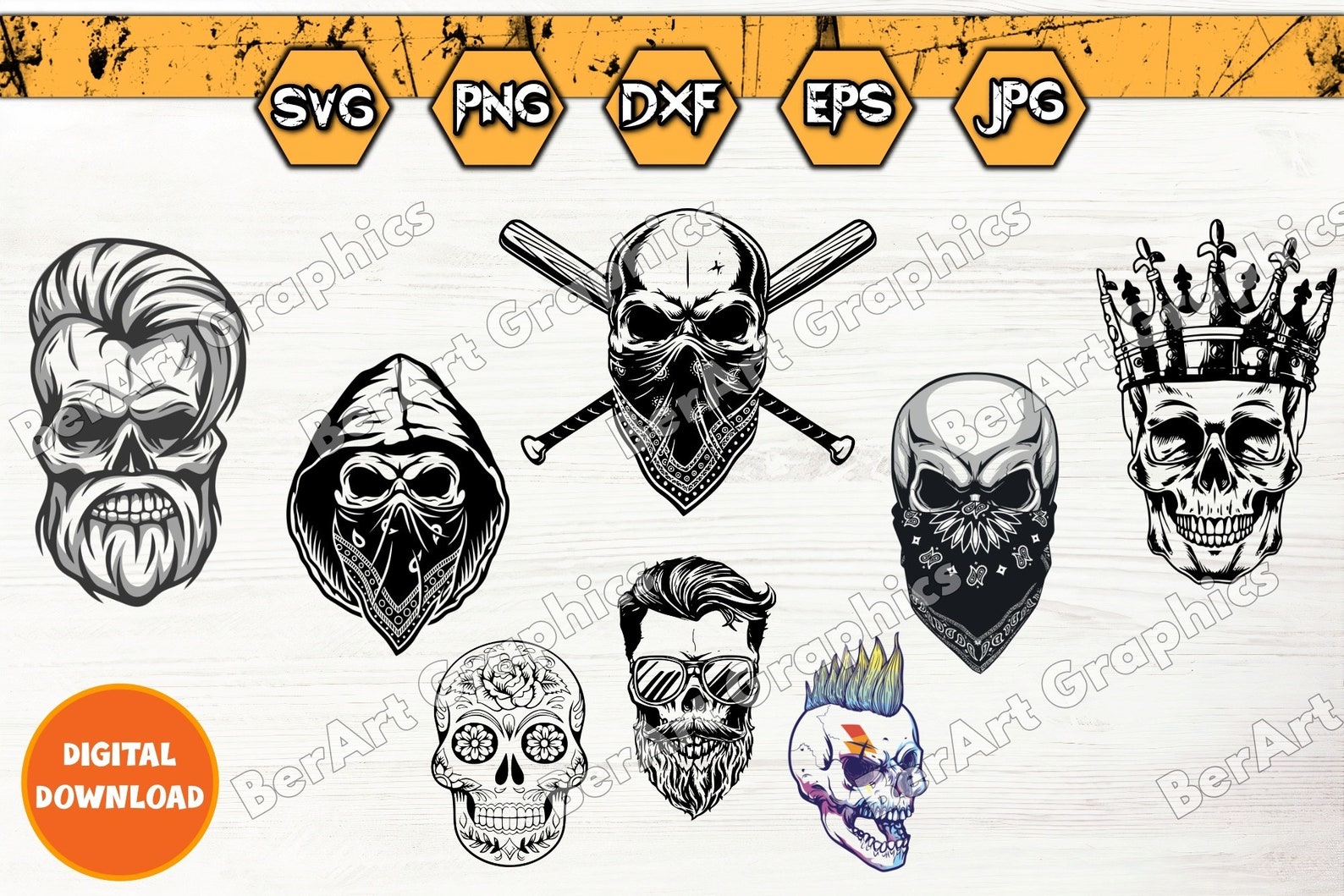 50 Skull Svg Bundle Skull SVG Skull Cut Files Skull Cricut - Etsy