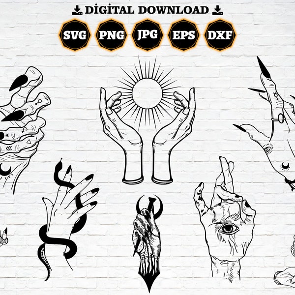 Halloween Witch Hands - Etsy