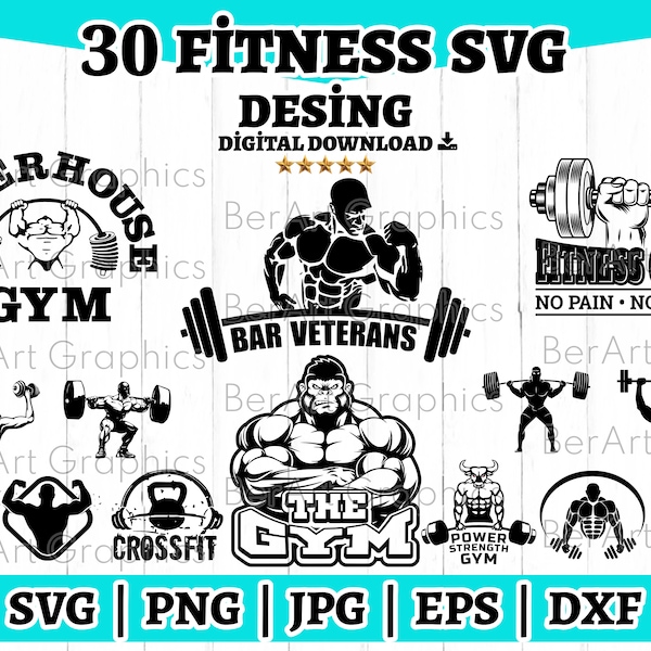 Fitness Motivation Svg - Etsy