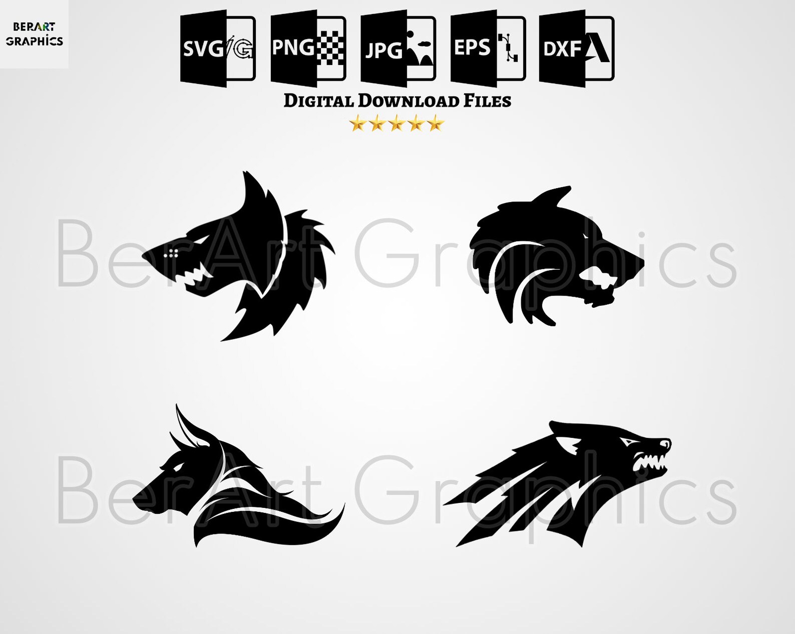Wolf Svg, Wolf Svg Bundle, Forest Howling Wolf Svg, Wolf Clipart, Wolf ...