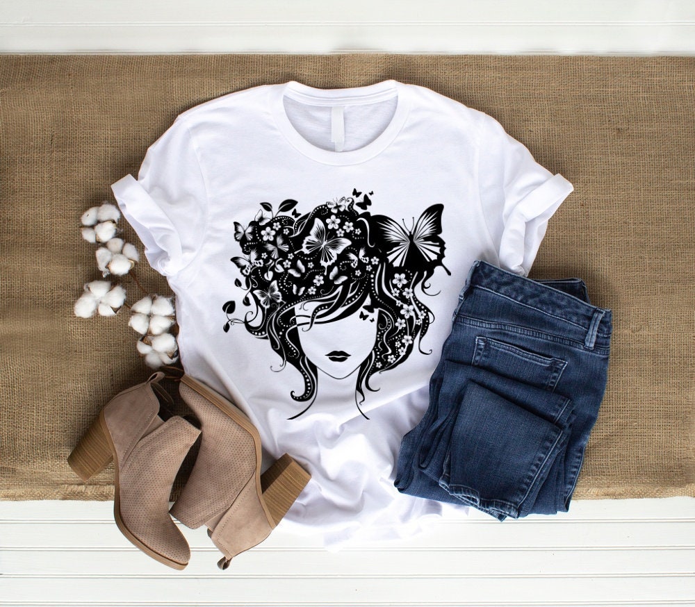 Woman Face Svg, Woman Hair SVG, Cute Girls SVG, Eye SVG, Pencil ...