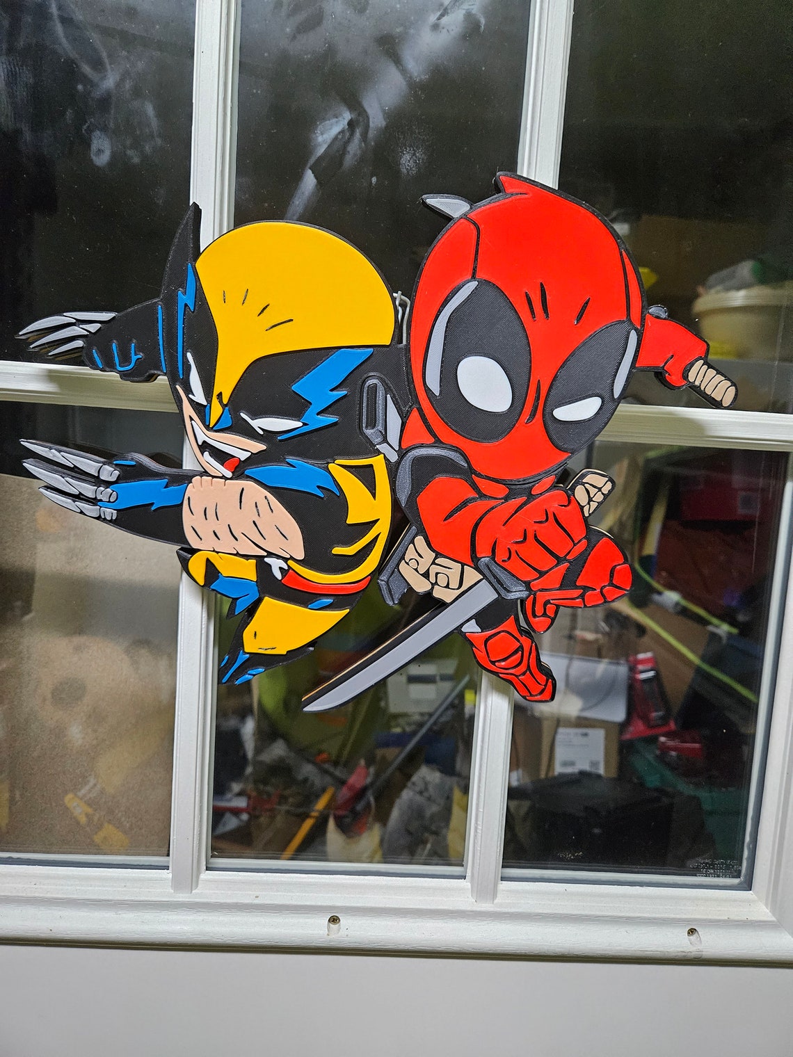 3d Printed Deadpool and Wolverine Plaque - Etsy