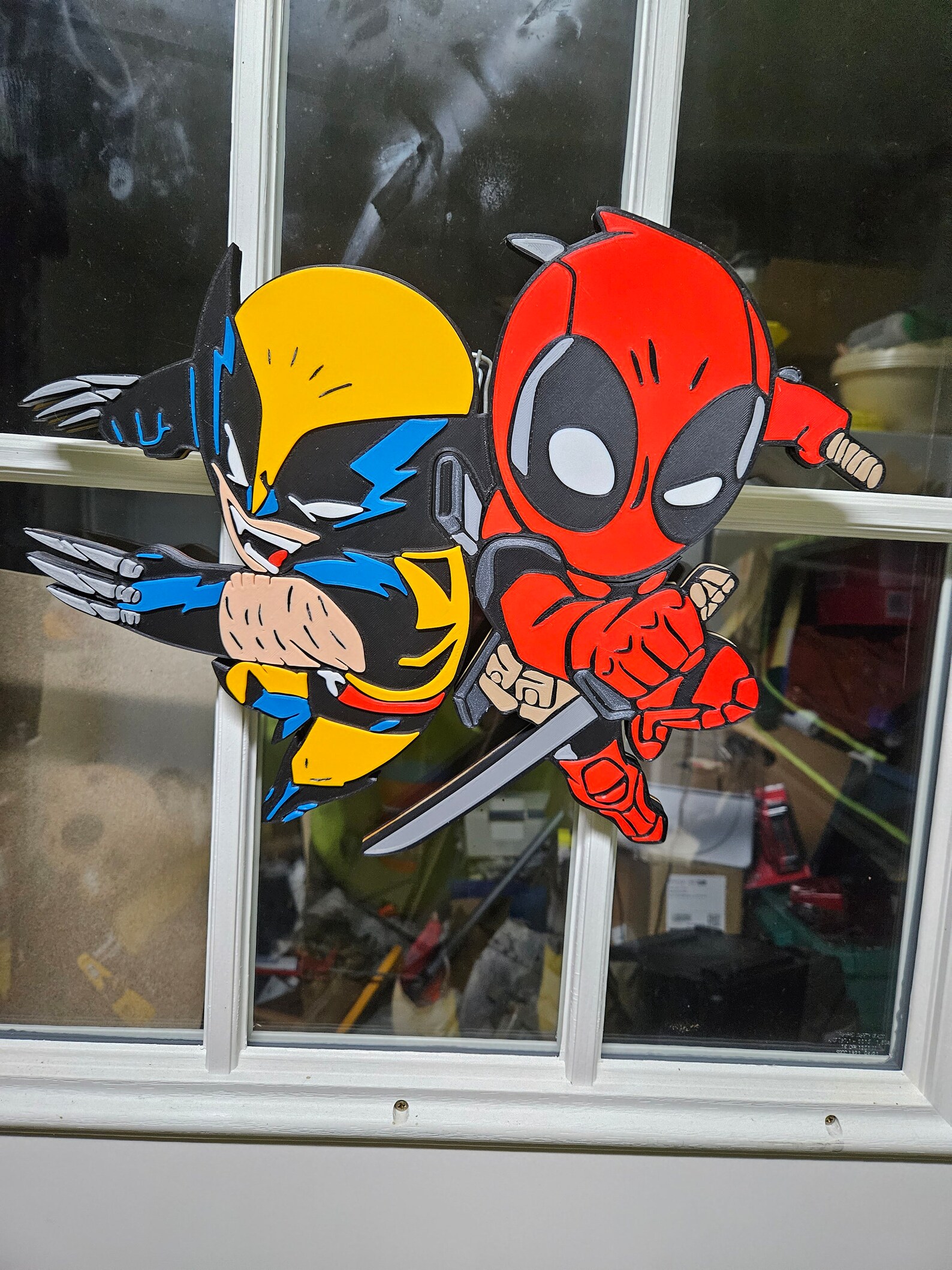 3d Printed Deadpool and Wolverine Plaque - Etsy