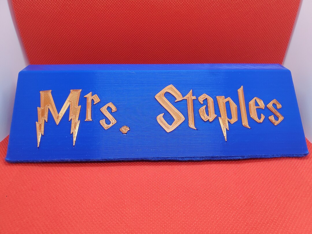 Custom 3d Printed Name Plate - Etsy