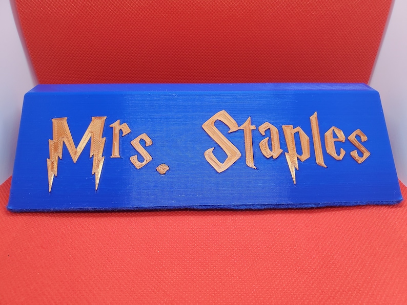 Custom 3d Printed Name Plate - Etsy