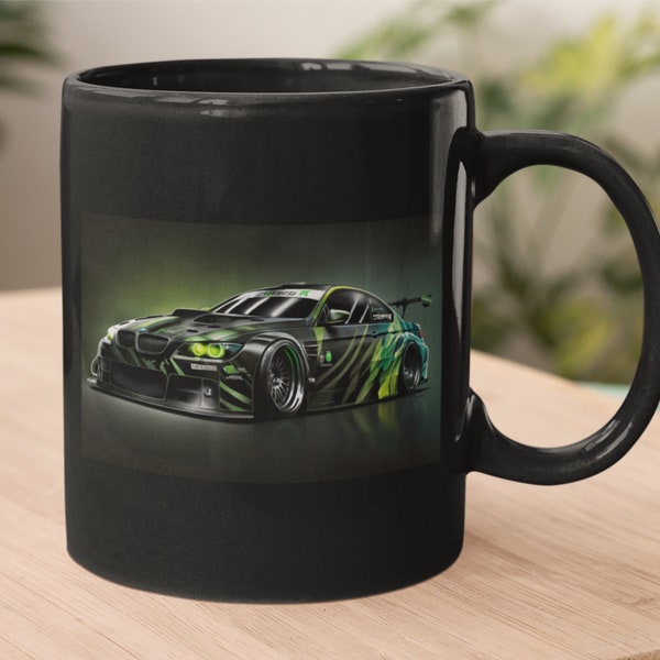 Enamel Race Car Mug - Etsy